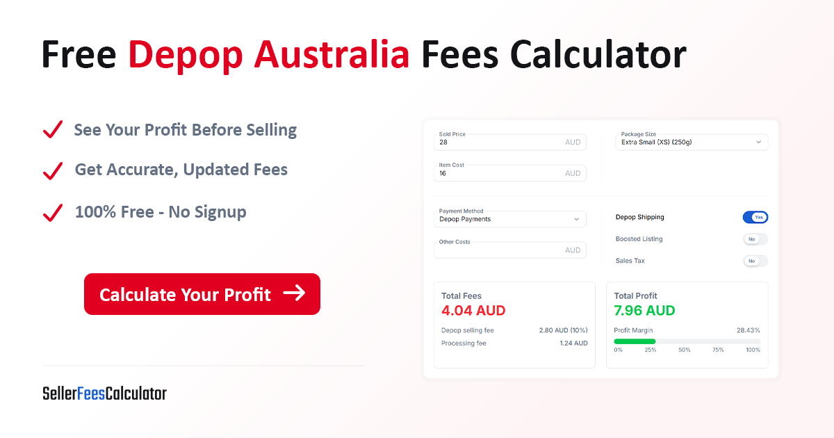 Depop Fee Calculator Australia – Accurate Fee Breakdown